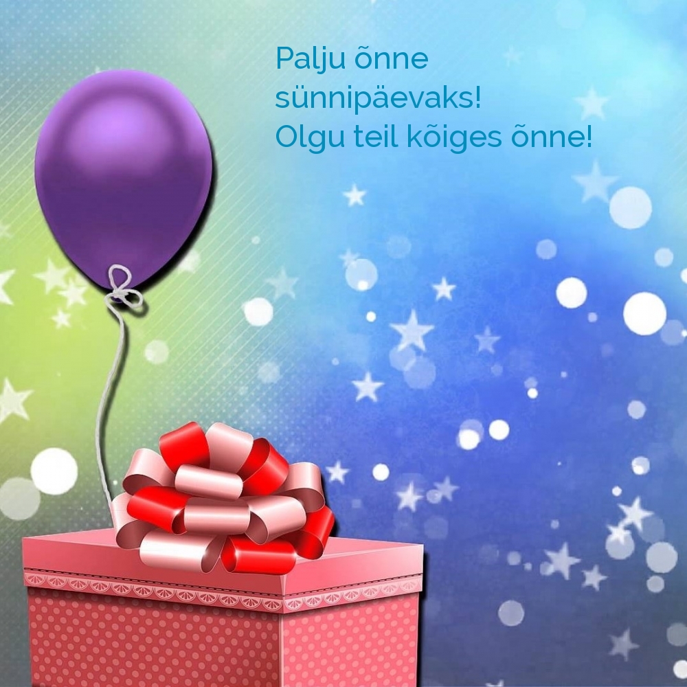 Ilusad pildid "Palju õnne sünnipäevaks!" (147)