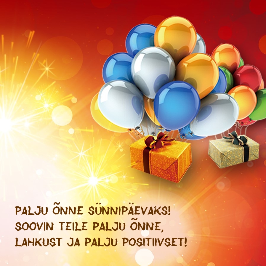 Ilusad pildid "Palju õnne sünnipäevaks!" (147)