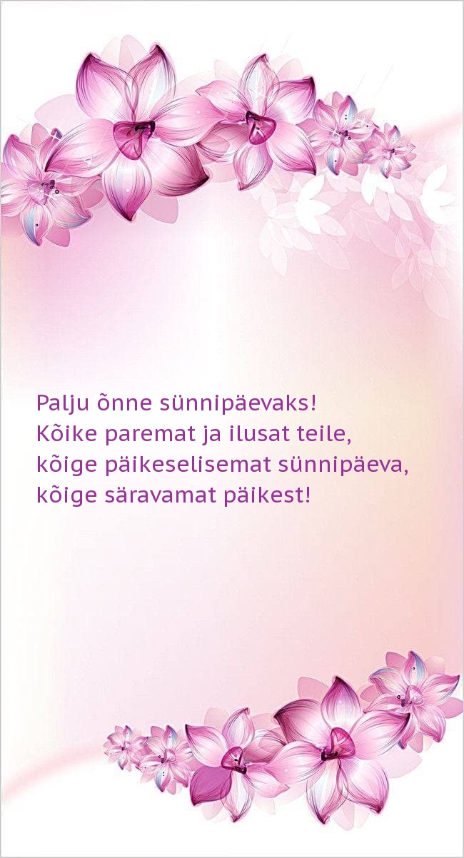 Ilusad pildid "Palju õnne sünnipäevaks!" (147)