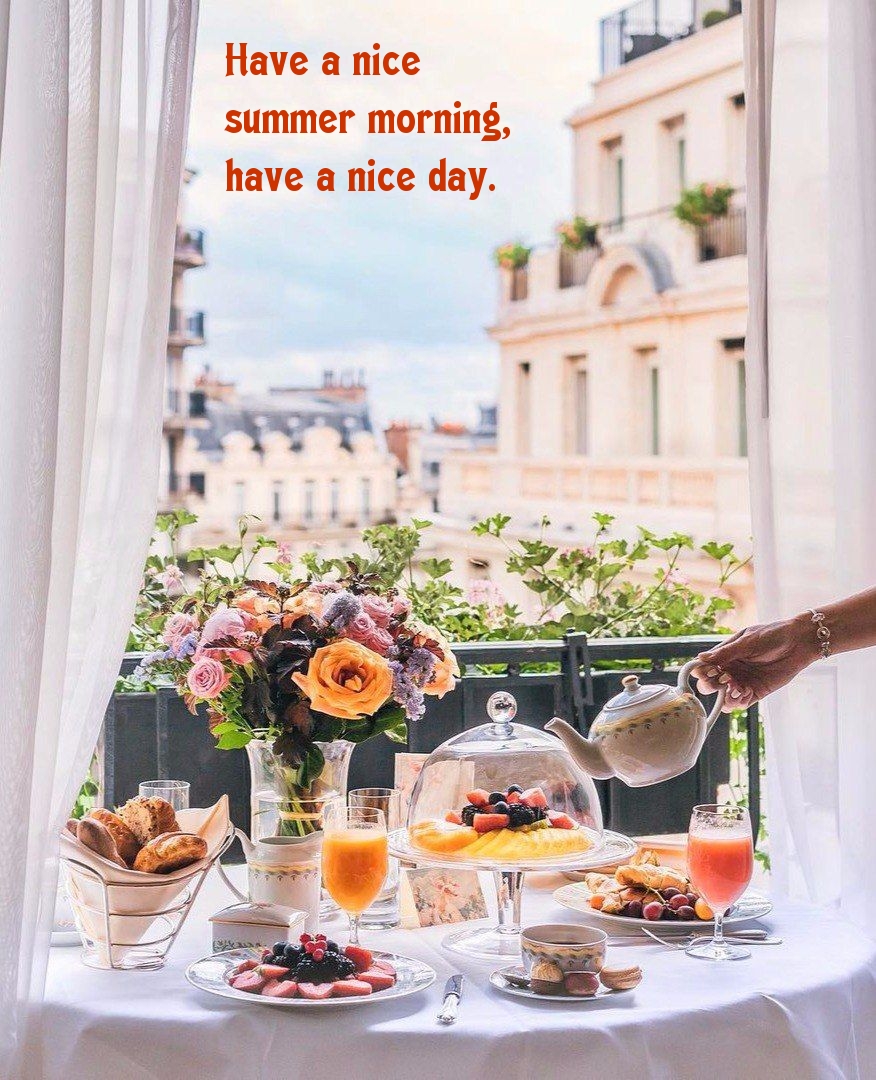 Beautiful pictures "Good summer morning!" (134)