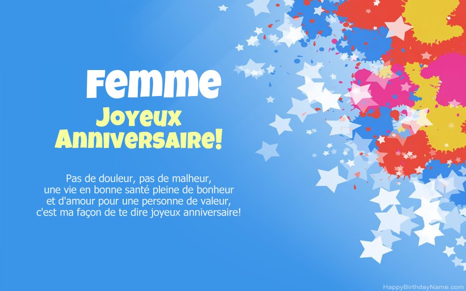 Joyeux anniversaire Femme - des images (25)